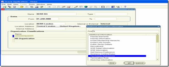 Oracle Applications: Configuration of Payroll